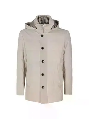 MONTECORE Hooded Padded Jacket - Neutrals