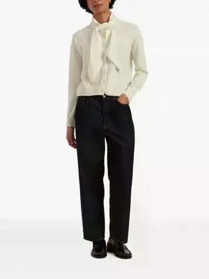 Chinti & Parker Tie-neck Button-up Cardigan