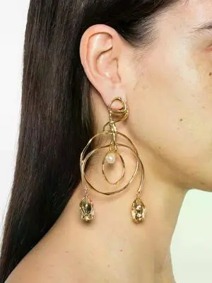 Chloé The Tulip Drop Earrings - Gold