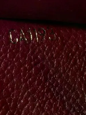 LOUIS VUITTON 2013 Curieuse Monogram Empreinte Leather Wallet - Red