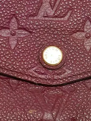 LOUIS VUITTON 2013 Curieuse Monogram Empreinte Leather Wallet - Red