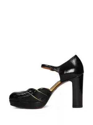 Chie Mihara Uyako Patent-finish Platform Pumps