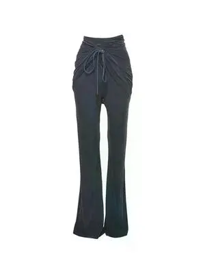 Jacquemus Espelho Draped Trousers - Blue