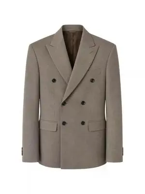 AMARANTO Double-breasted Peak-lapel Blazer