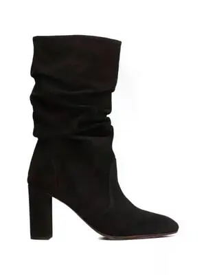 Chie Mihara Eychel Slouchy Suede Boots - Brown