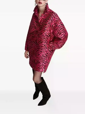 Essentiel Antwerp Keziah Zebra-print Shift Mini Dress