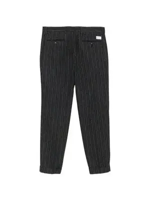 MANUEL RITZ Londra Pinstripe-pattern Pleated Trousers