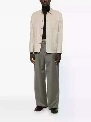 MANUEL RITZ Wool-blend Twill Shirt Jacket