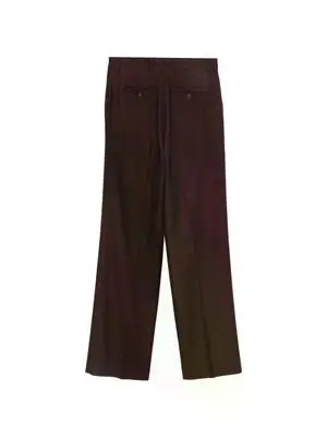 MANUEL RITZ Double-pleated Trousers - Red