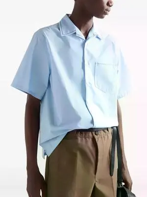 Prada Short-sleeved Cotton Shirt