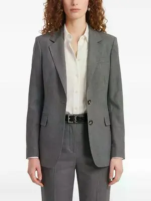 SUTTON NEW YORK Single-breasted Stretch-canvas Jacket - Grey