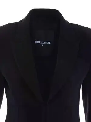Patrizia Pepe Peak-lapel Corset-waist Blazer