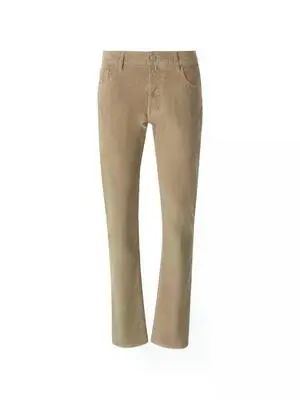 JACOB COHЁN Corduroy-effect Straight-leg Trousers