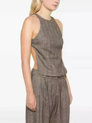 ALFIE Chevron Backless Top