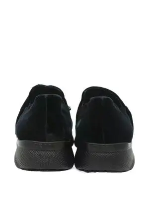 Prada Crystal-embellished Velvet Sneakers