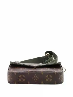LOUIS VUITTON Felicie Strap & Go Handbag Monogram Canvas Crossbody Bag - Brown