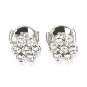 Tiffany & Co. Diamond Cluster Earrings - Platinum