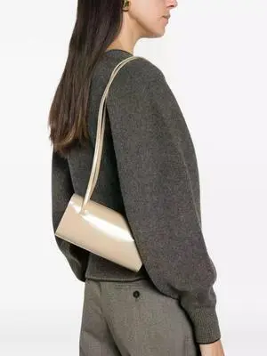 FANE Mini Mie Spazzolato Leather Shoulder Bag - Neutrals