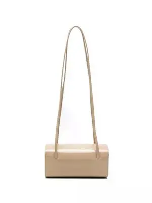 FANE Mini Mie Spazzolato Leather Shoulder Bag - Neutrals