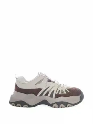 Patrizia Pepe Panelled Chunky-sole Sneakers - Brown