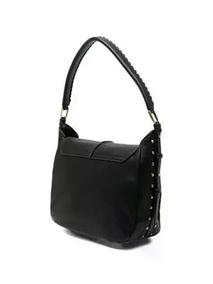 CAFÈNOIR Stud-embellished Braided-handle Shoulder Bag