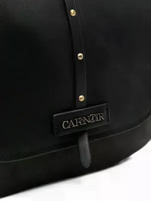 CAFÈNOIR Stud-embellished Braided-handle Shoulder Bag