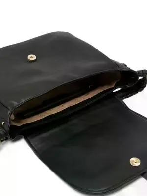 CAFÈNOIR Stud-embellished Braided-handle Shoulder Bag