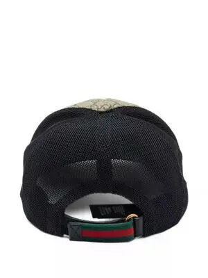 Gucci Tiger Print Gg Monogram Baseball Hat