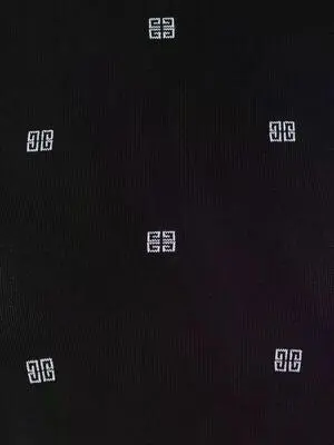 Givenchy Logo Jacquard Knit Crop Top