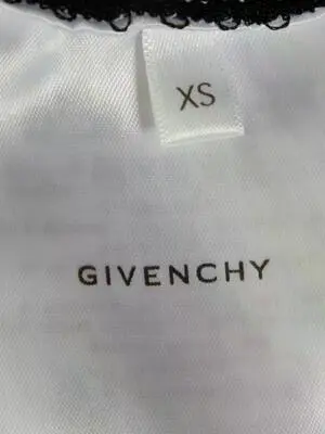 Givenchy Logo Jacquard Knit Crop Top