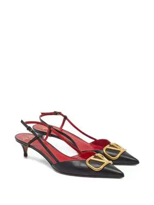 Valentino Garavani Vlogo Slingback Heeled Pumps
