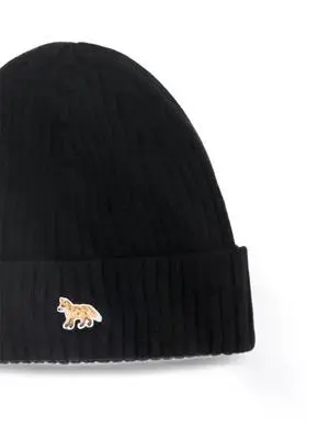 Maison Kitsuné Baby Fox Ribbed Beanie Hat