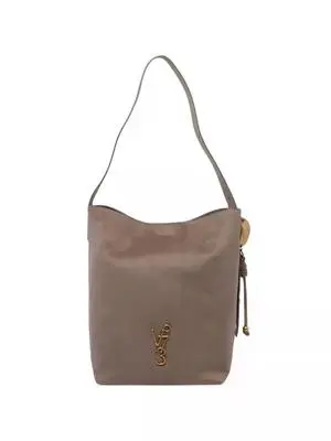 V°73 Azzurrite Logo-plaque Shoulder Bag - Neutrals