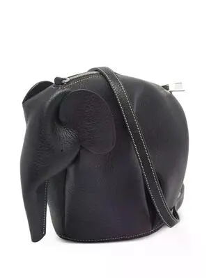Loewe Mini Elephant Cross Body Bag - Black