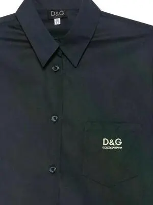 Dolce & Gabbana 2000s Logo-embroidered Shirt