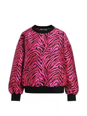Essentiel Antwerp Klient Zebra-jacquard Sweatshirt - Pink