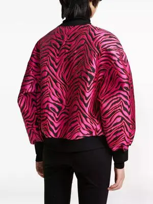 Essentiel Antwerp Klient Zebra-jacquard Sweatshirt