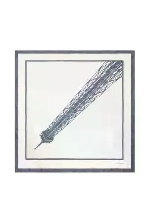 Matieres Fecales Eiffel Tower-print Scarf