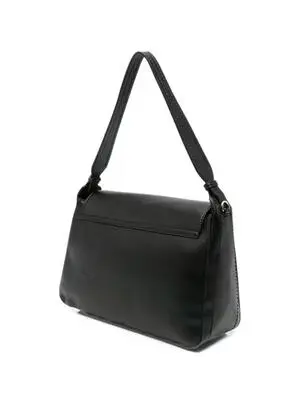 CAFÈNOIR Logo-plaque Foldover Shoulder Bag