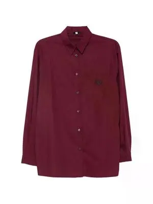 Dolce & Gabbana 2000s Logo-embroidered Pocket Shirt - Red