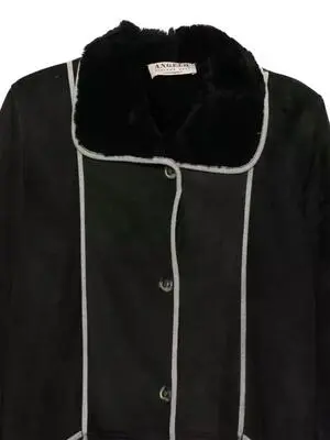 A.N.G.E.L.O. VINTAGE CULT 1980s Contrast-trim Shearling Coat