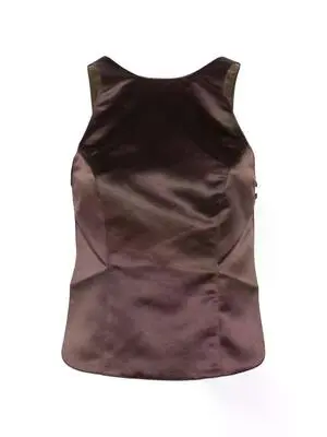 ALFIE The Backless Top - Brown