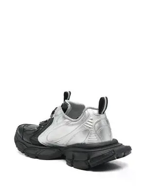 Balenciaga 3xl Metallic-effect Panelled Sneakers - Black