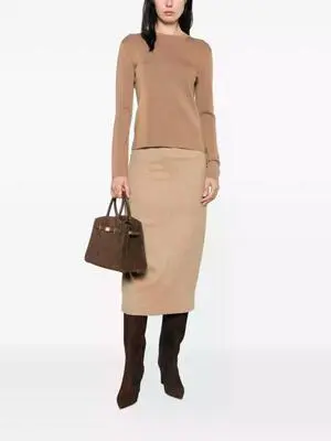 Max Mara Embroidered Logo Sweater