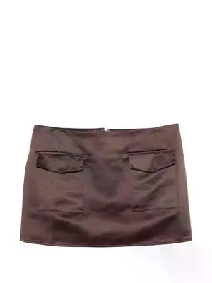ALFIE The Valletta Mini Skirt - Brown