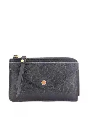 LOUIS VUITTON Recto Verso Monogram Empreinte Leather Card Holder - Black