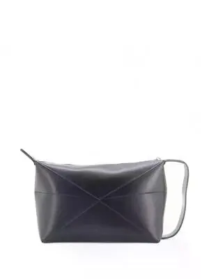Loewe Puzzle Fold Wash Bag Leather Pouch