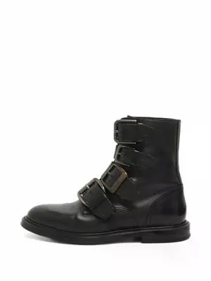 Dolce & Gabbana Michelangelo Buckle-strap Ankle Boots