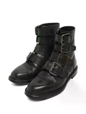 Dolce & Gabbana Michelangelo Buckle-strap Ankle Boots