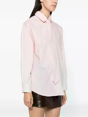 MANUEL RITZ Tie-detail Long-sleeve Shirt